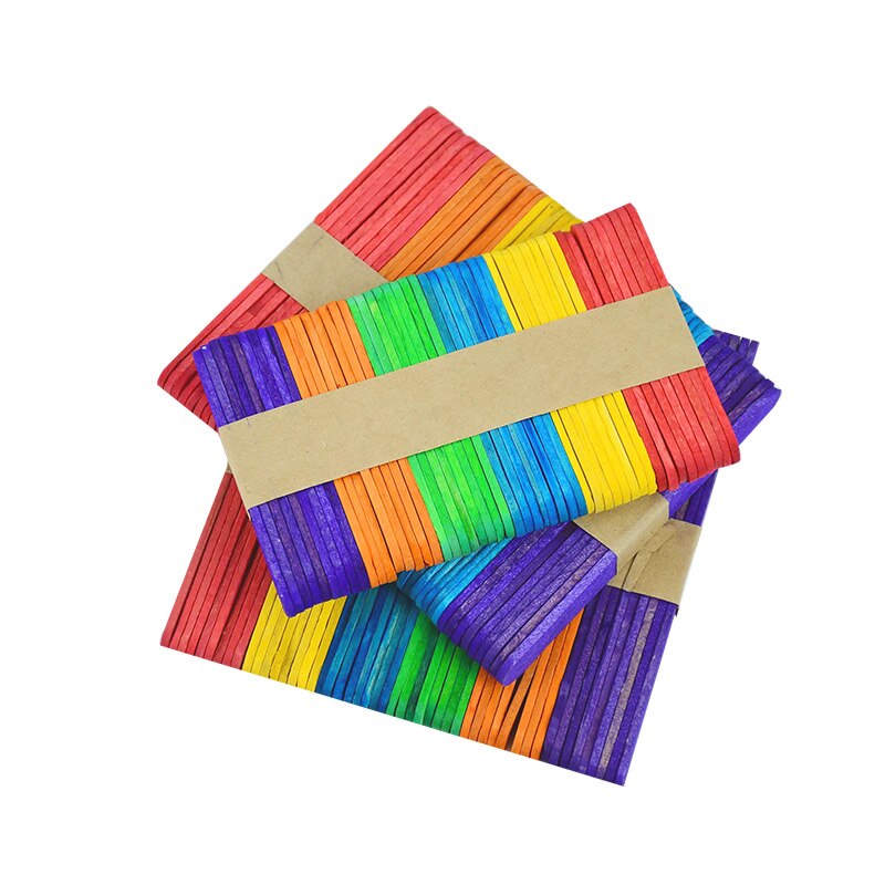 50pcs Multi Size Colorful Wooden Popsicle Sticks N... – Vicedeal