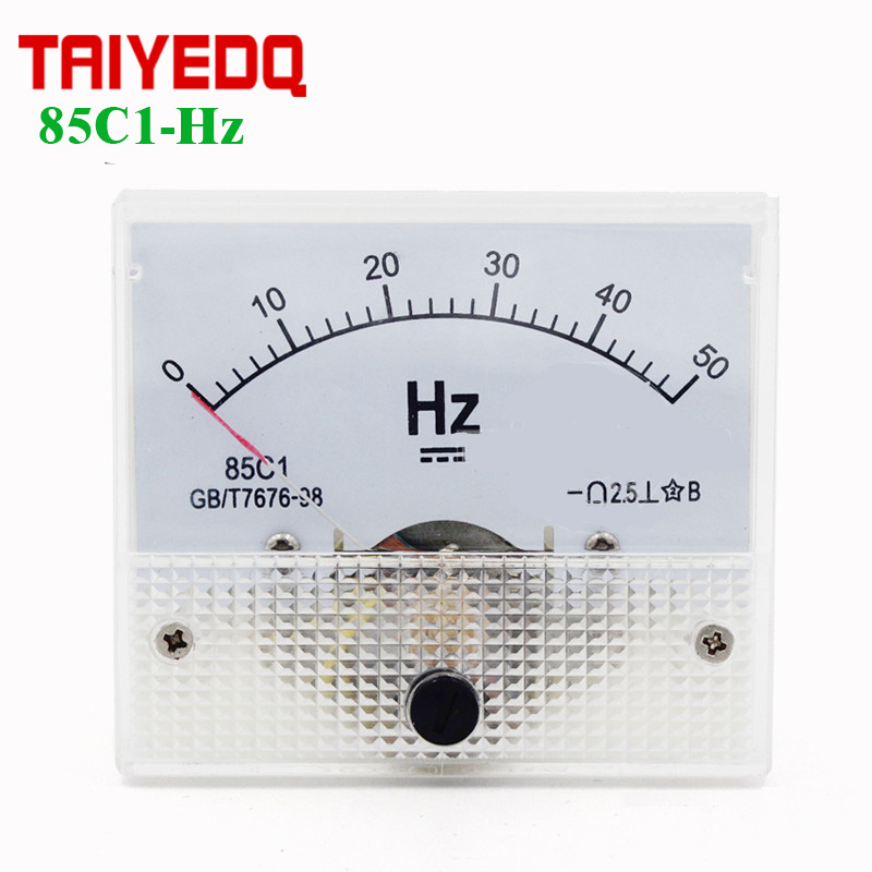 85C1 Frequency Panel Meter Pointer Analog 0-50HZ E... – Vicedeal