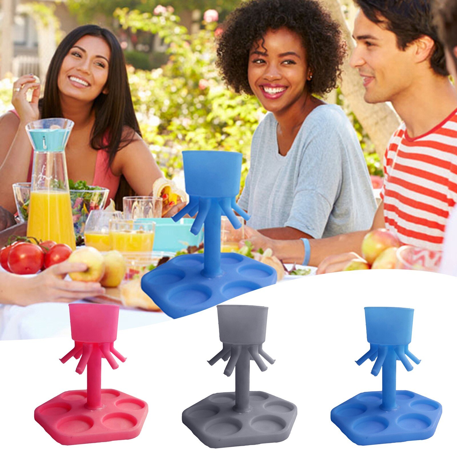 * Ronde Siliconen Mode Stand Trechter Dispenser Ka... – Grandado