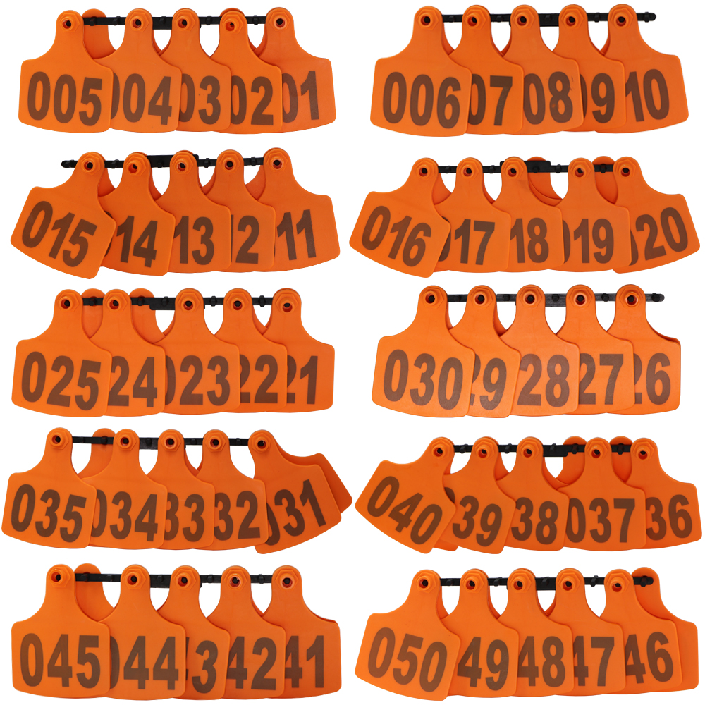 7.5x10CM Different But Consecutive Numbers Cattle ... – Grandado