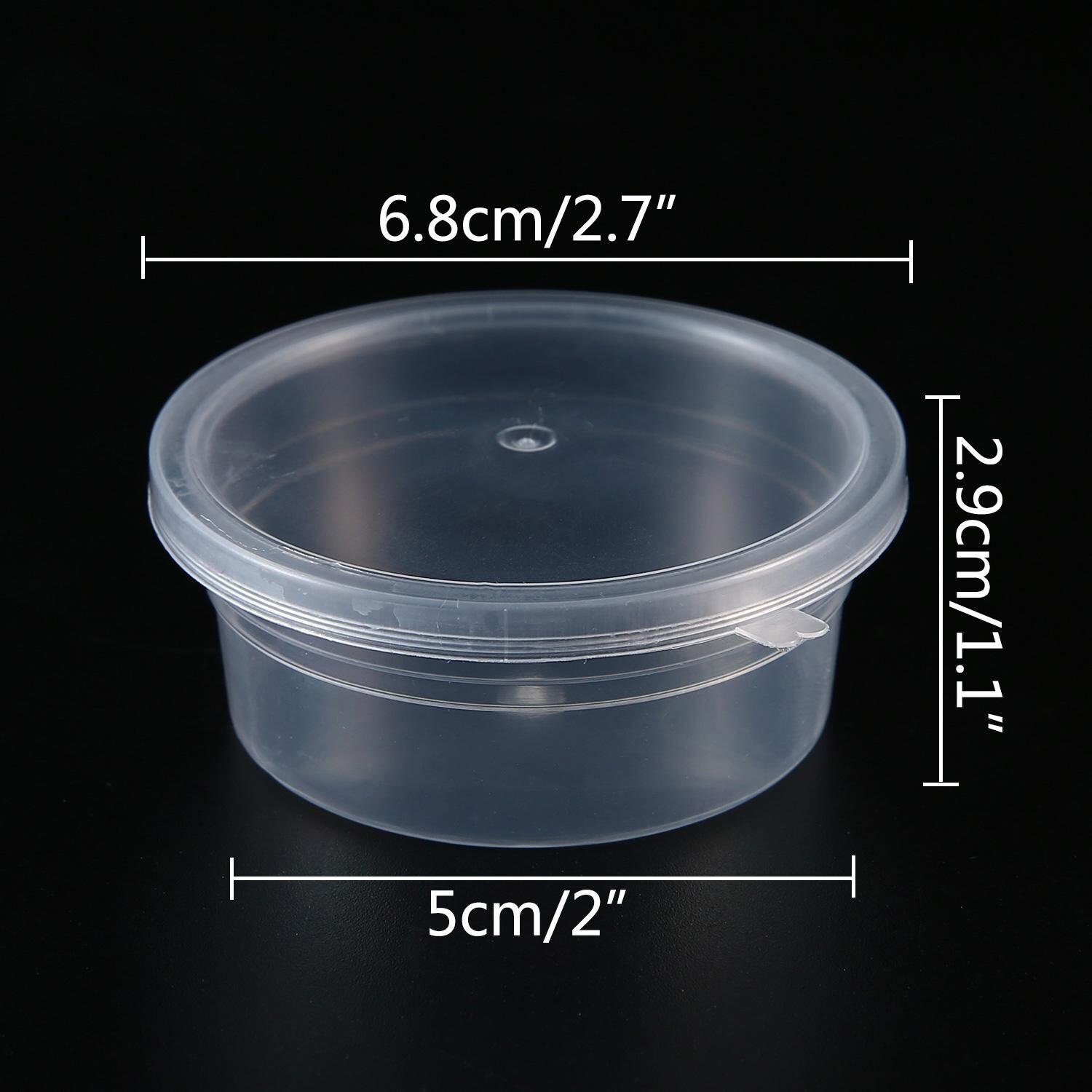 24 pcs Slime Storage Container Reusable Plastic St... – Grandado