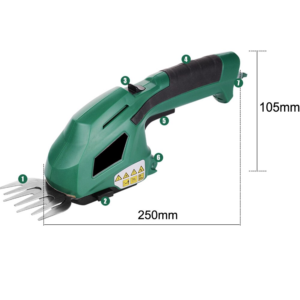 ALLSOME 2 In 1 7.2V Electric Hedge Trimmer Cordles... – Grandado