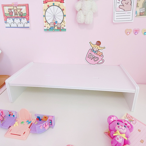 Pink Computer Monitor Stand Increase Rack Bracket ... – Grandado