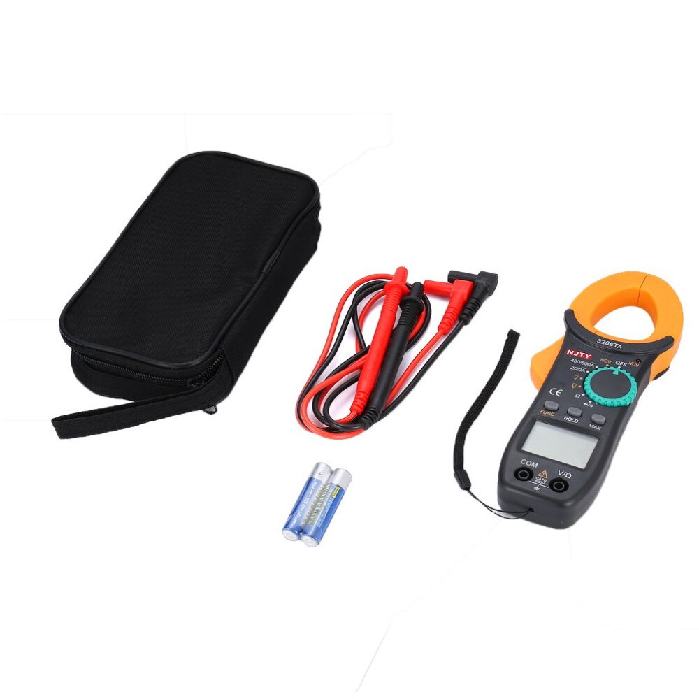 Digital Clamp Meter NJTY DC/AC Volt Amp Ohm Diode ... – Vicedeal