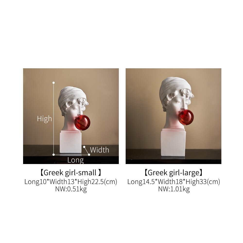 Greek Sculptures Home Decor Figurines for Interior... – Vicedeal