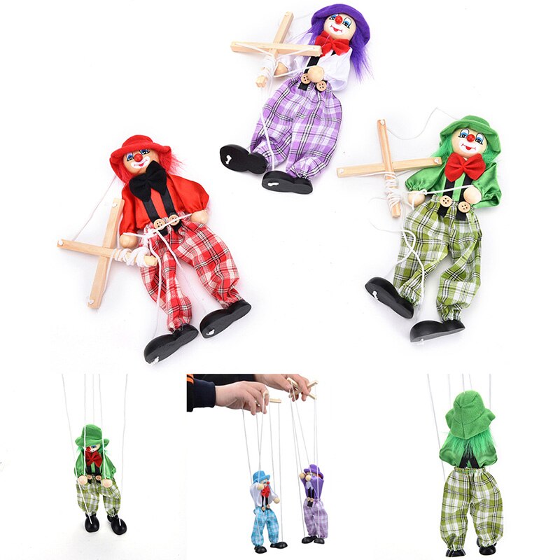 Classic Funny Vintage Colorful Pull String Puppet ... – Grandado