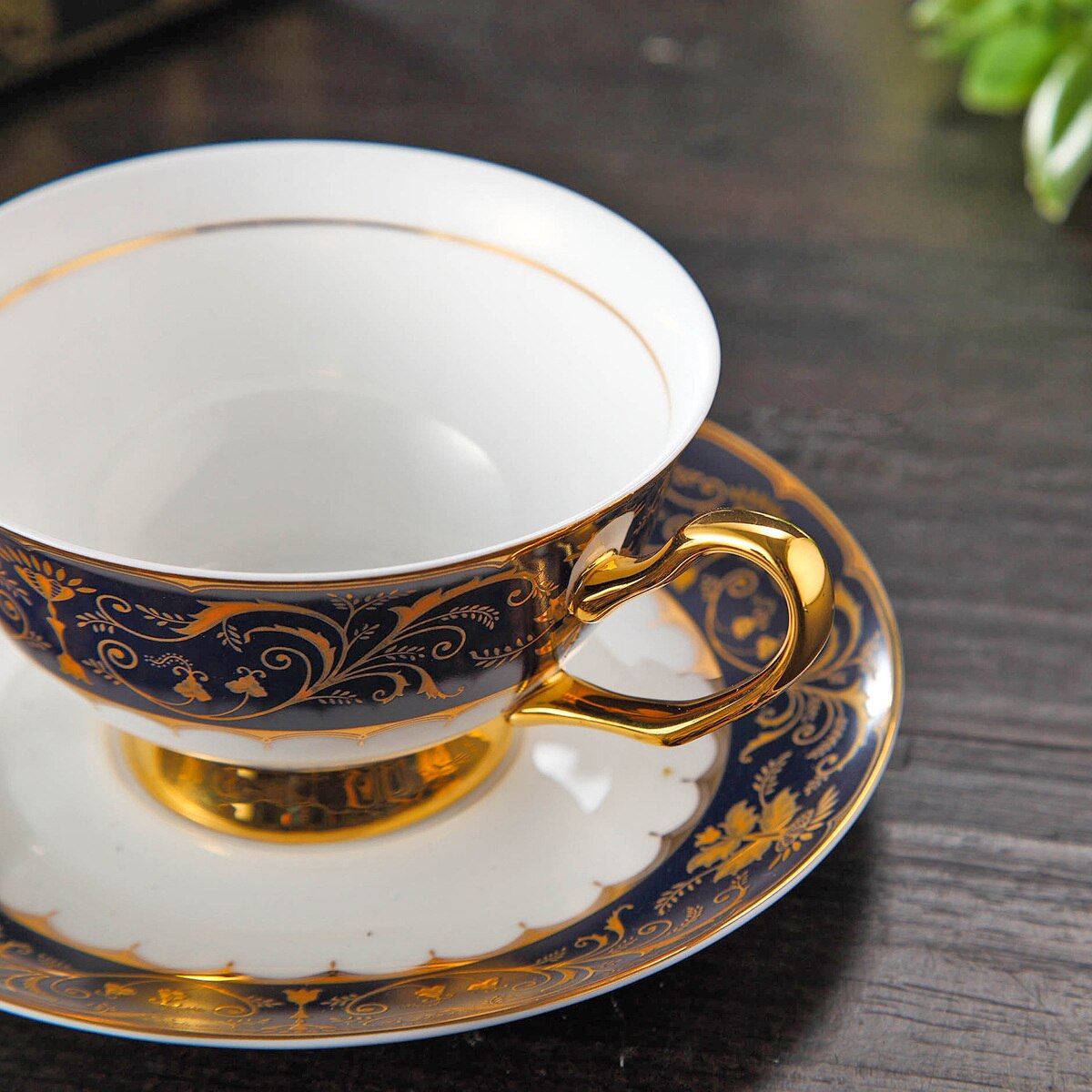 Bone China Coffee Cup European Tea Cup Set And Sau... – Grandado