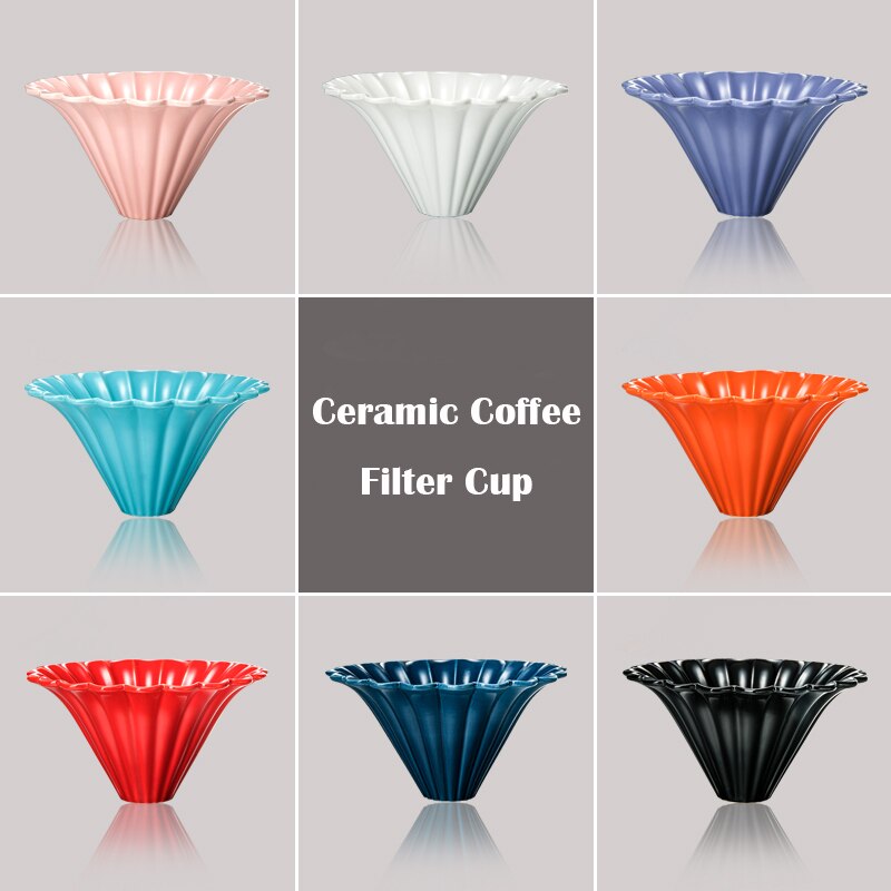 Ceramic Style Coffee Cup Espresso Coffee Filter Cu... – Vicedeal