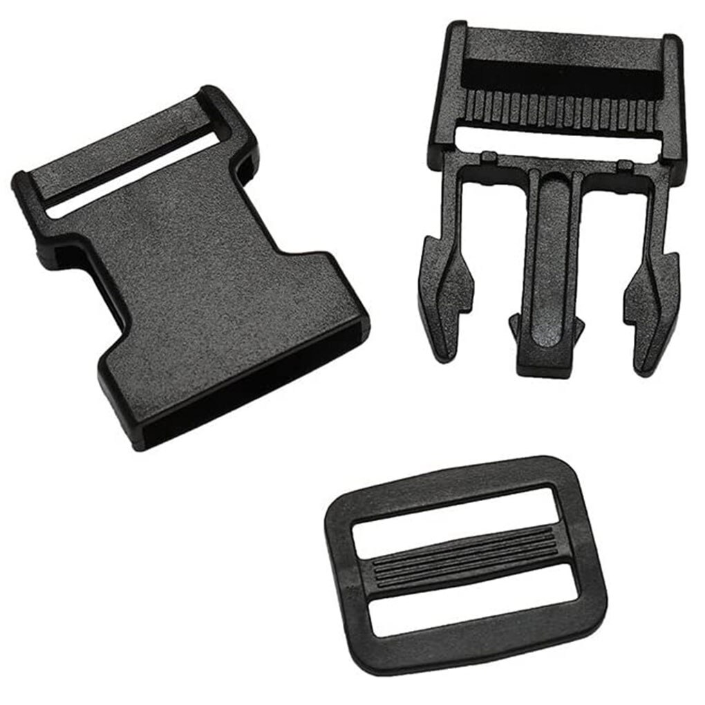 Nylon Binding Tape Met Kunststof Gesp Zwart Webbin... – Grandado