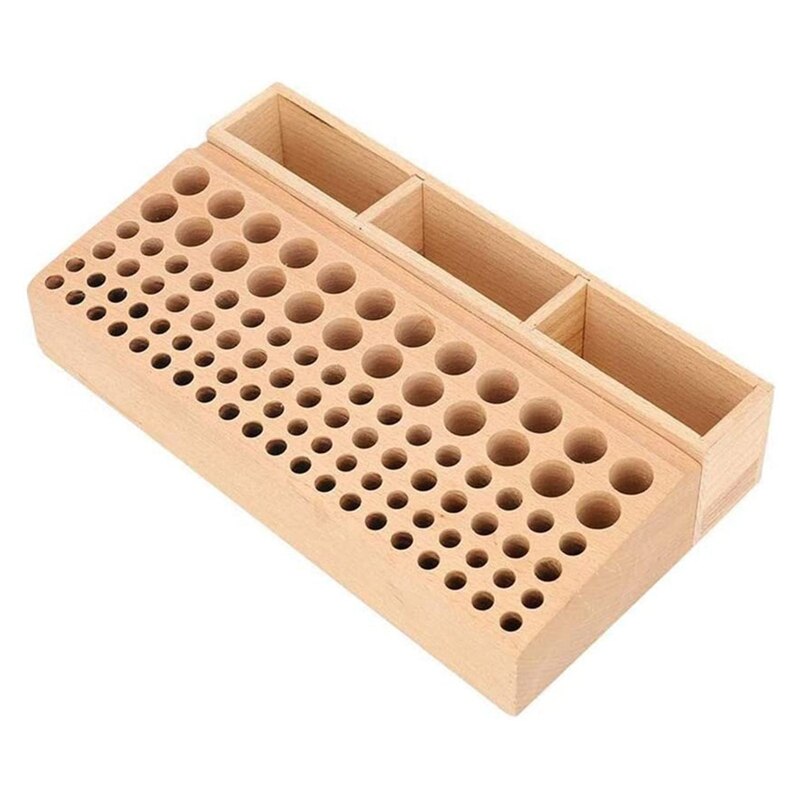 Leather Craft Tool Holder 101 Holes Wood Leathercr... – Grandado