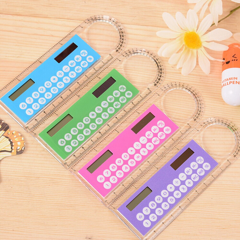 Multifunction Student Ruler Calculators Cute Color... – Grandado