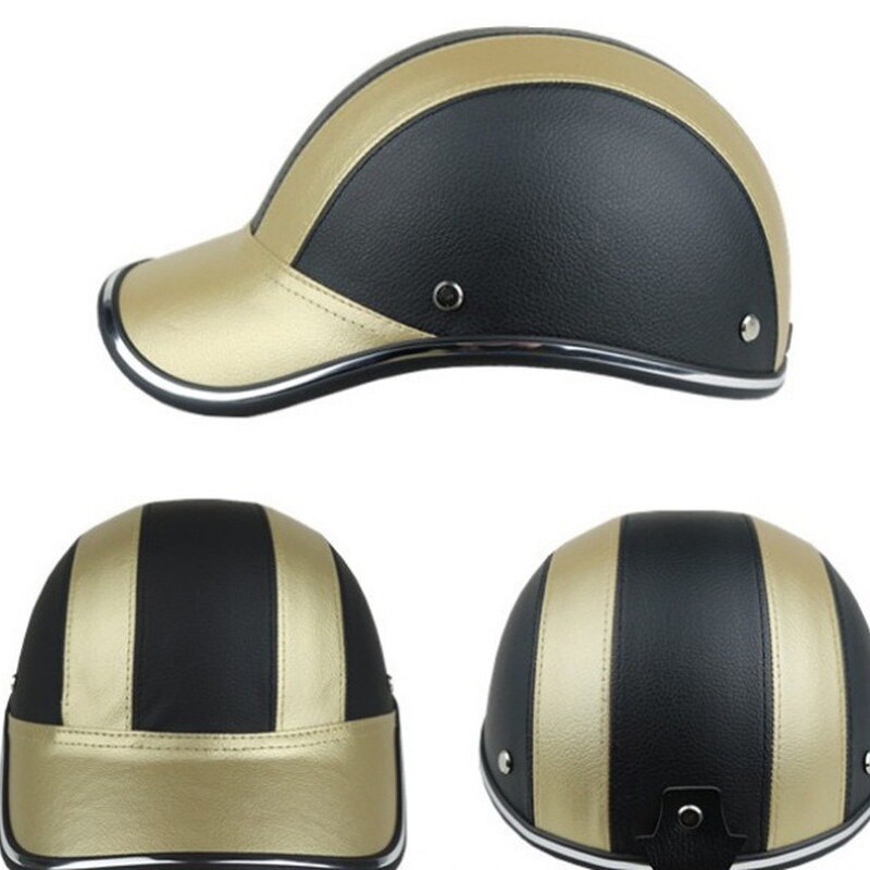 Lederen Verstelbare Veiligheid Cap Fietsen Paardri... – Grandado