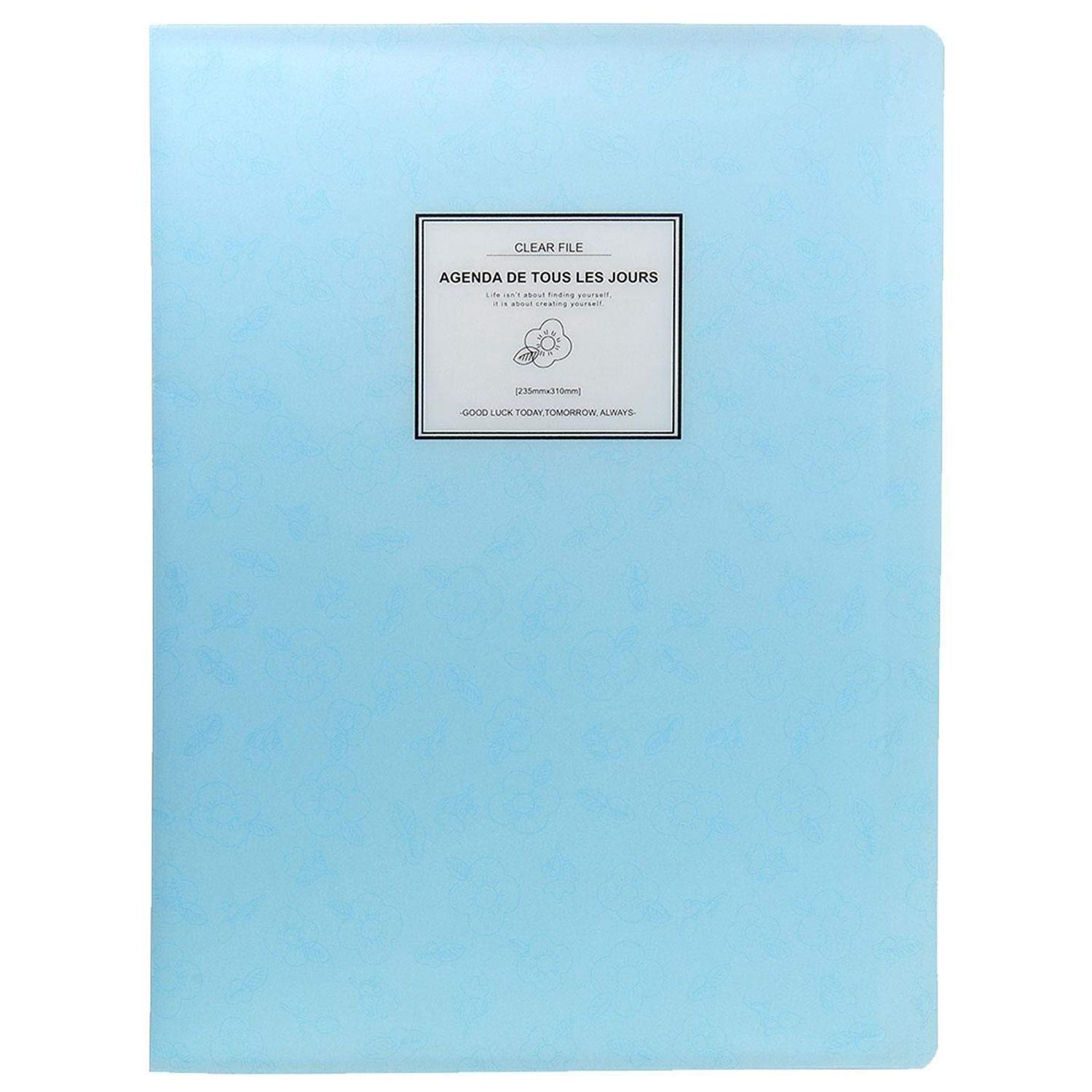 A4 Display Book Folder,Paper Storage Folder Plasti... – Grandado