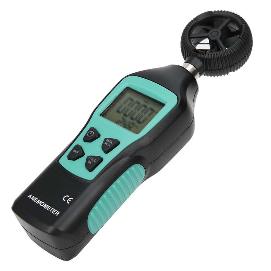 Digital Anemometer Wind Speed Meter 0.8~30.0m/s Te... – Grandado
