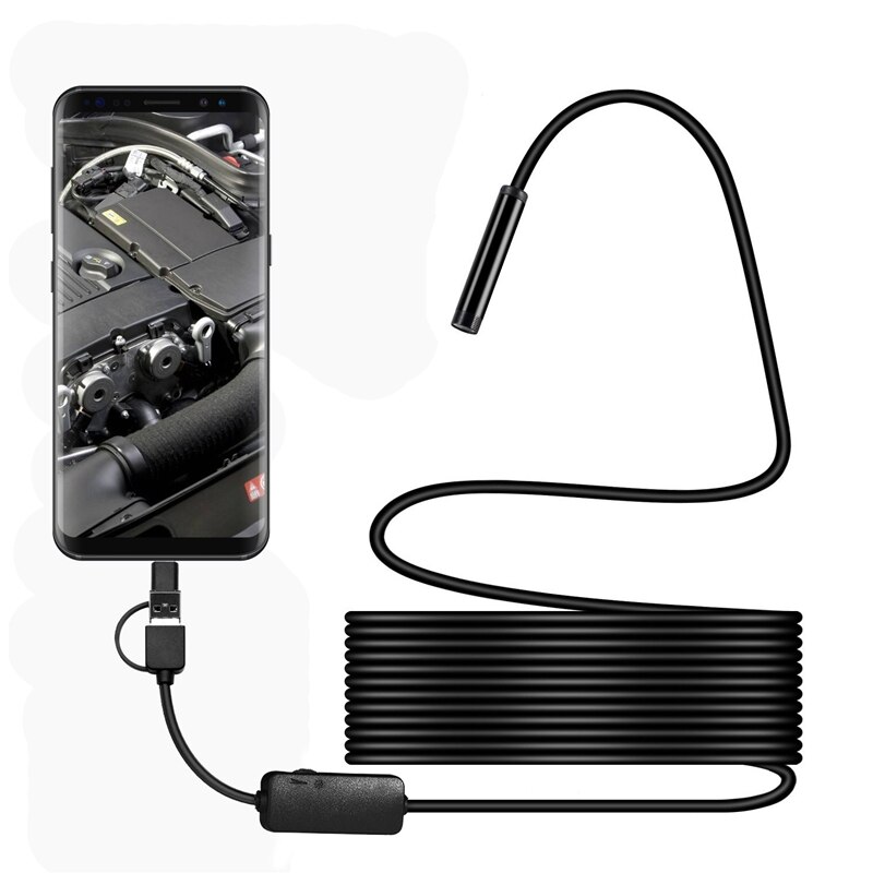 8 mm Lens 8LED USB Endoscope Camera HD Waterproof ... – Grandado