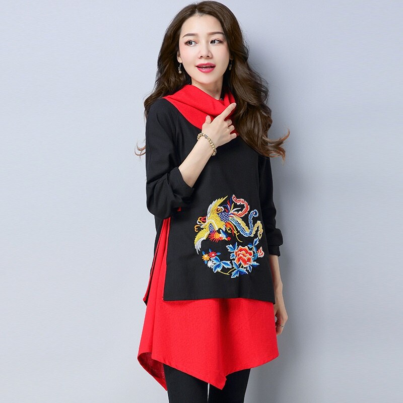Camisa tradicional china blusa mujer oriental cheo... – Grandado