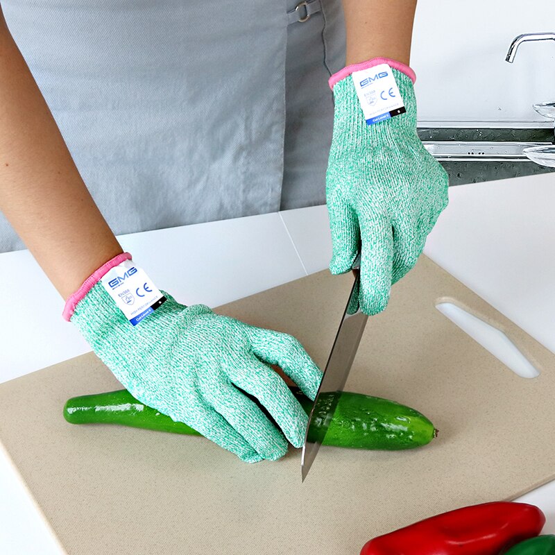 Cut Resistant Gloves GMG Green Food Grade For Kitc... – Grandado