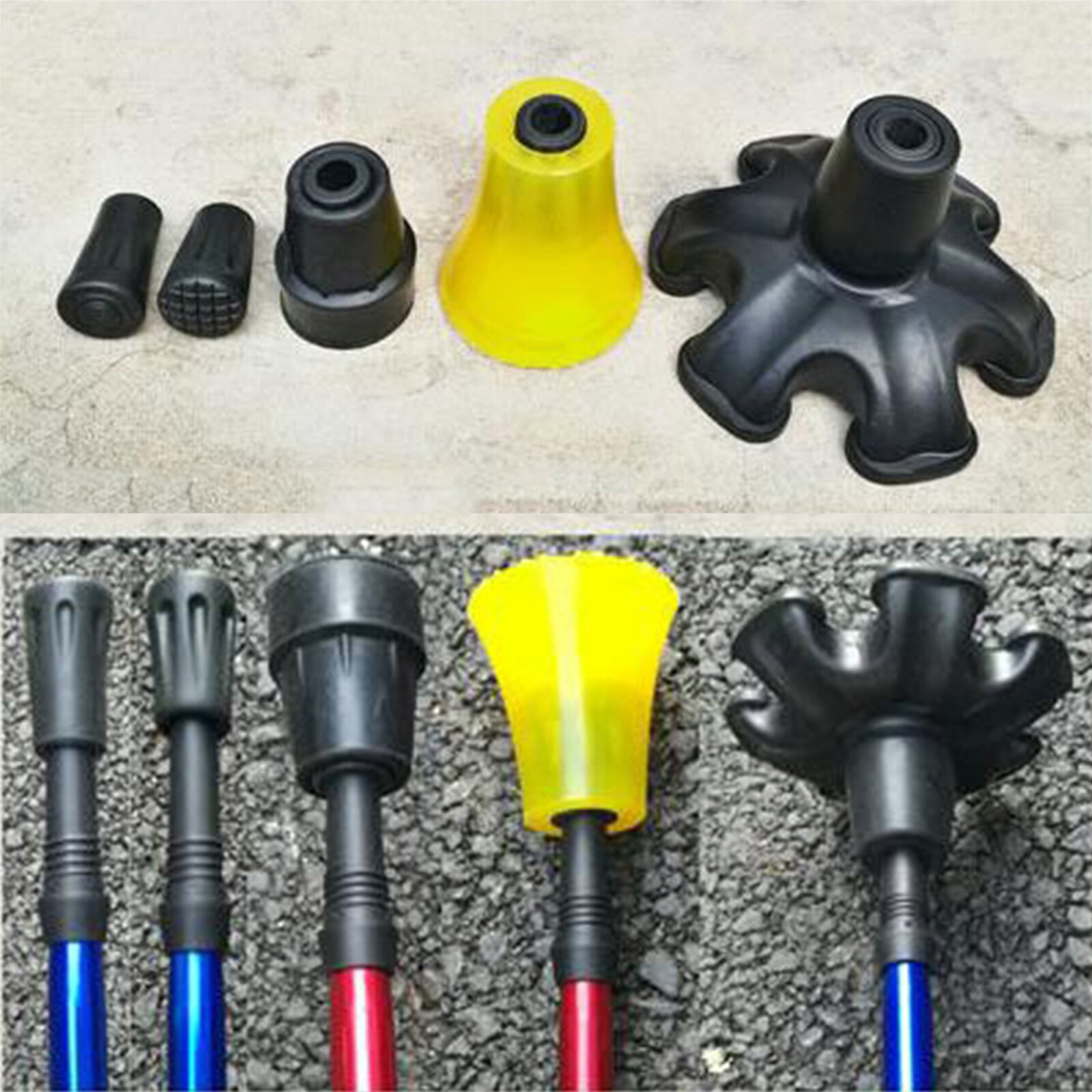 Crutch/Cane Rubber Tip 6-Support Feet Rubber Repla... – Vicedeal