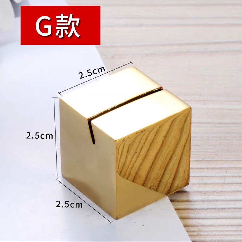 Stainless Steel Table Number Name Place Card Holde... – Grandado