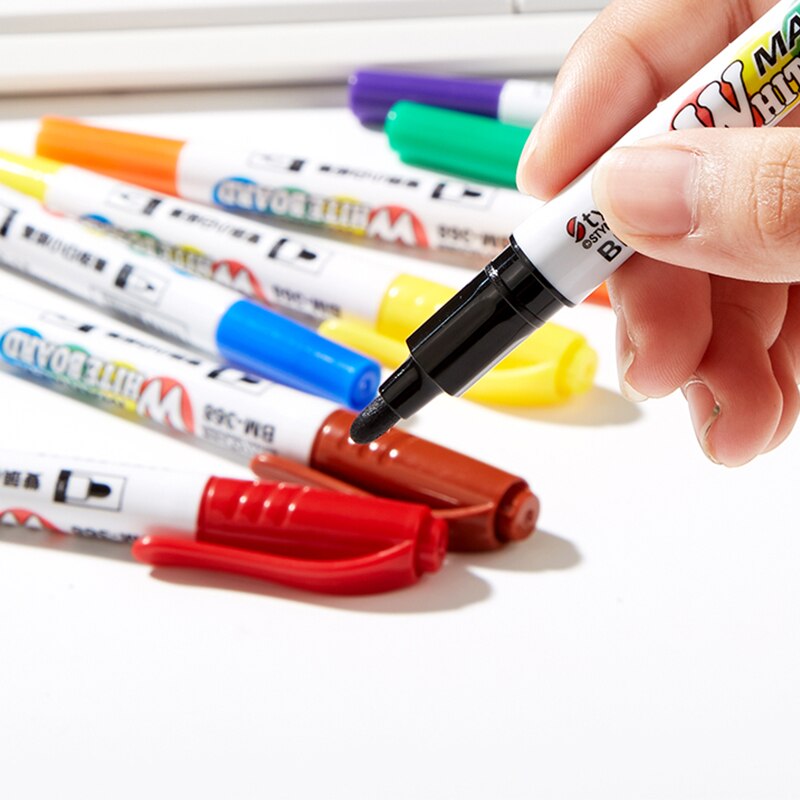 8 Colors/pack Dual Tip Colorful Whiteboard Marker ... – Vicedeal