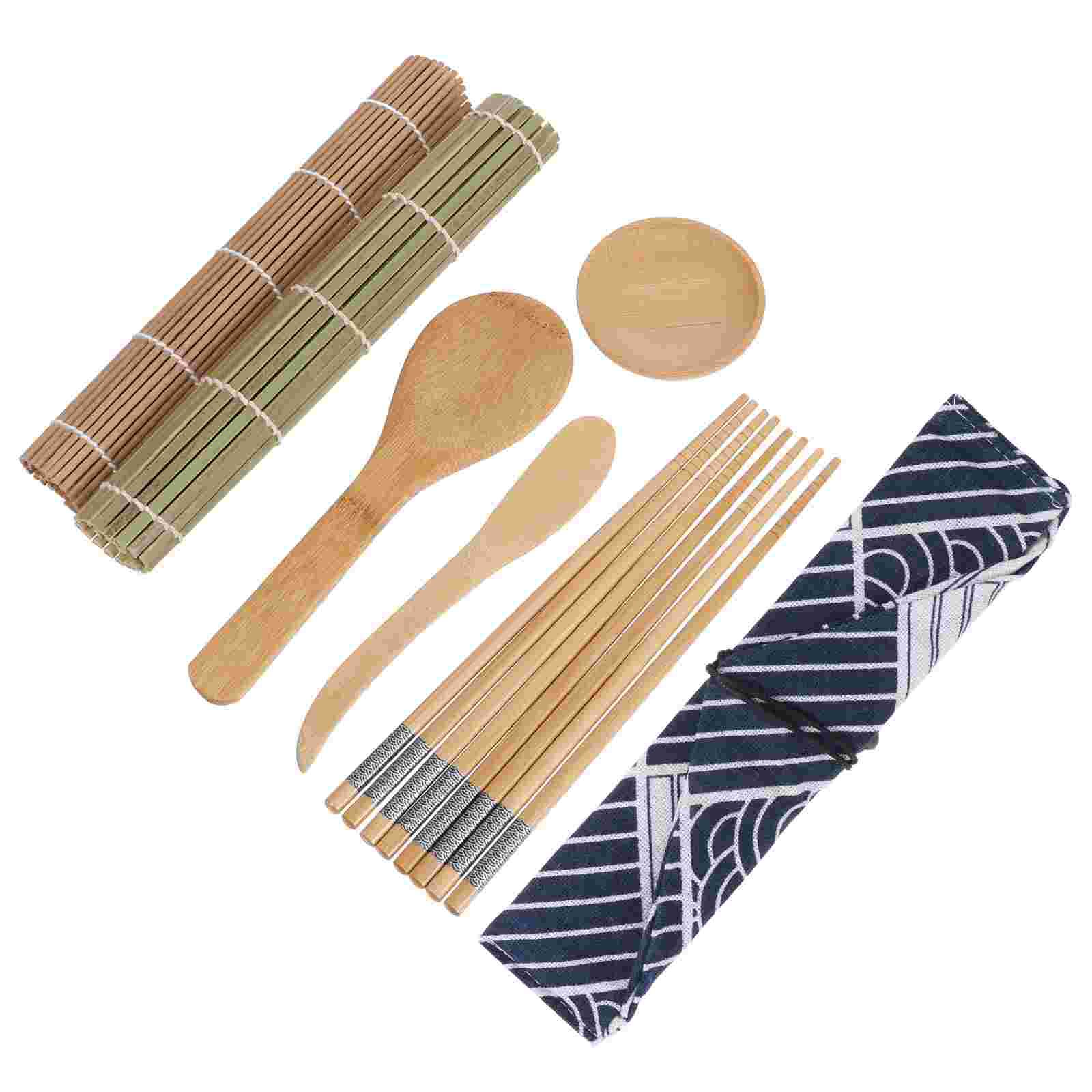 1 Set Sushi Making Kit Bamboo Tools Sushi Making T... – Grandado