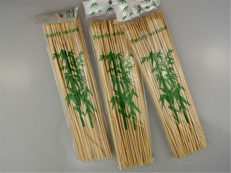 30cm bamboo sticks About 85 pieces natural lamb sk... – Vicedeal