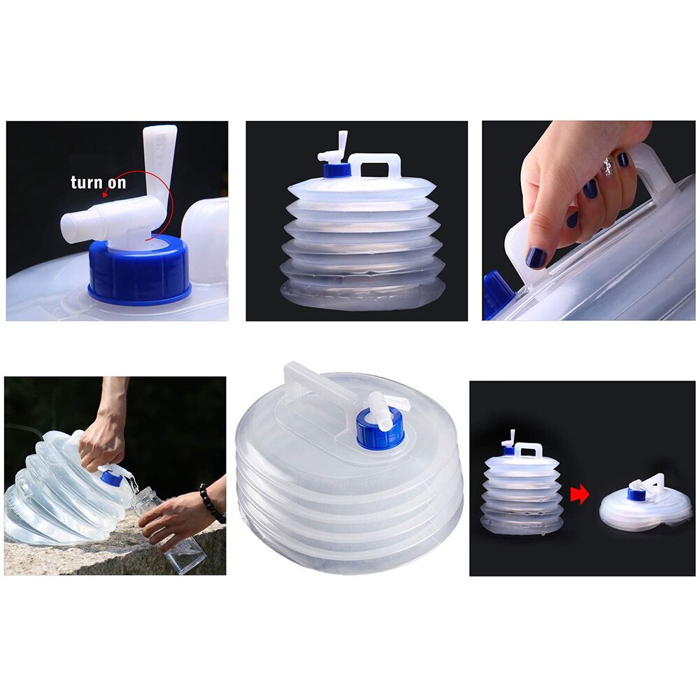5/10/15L Foldable Water Bucket Bag Bottle Containe... – Vicedeal