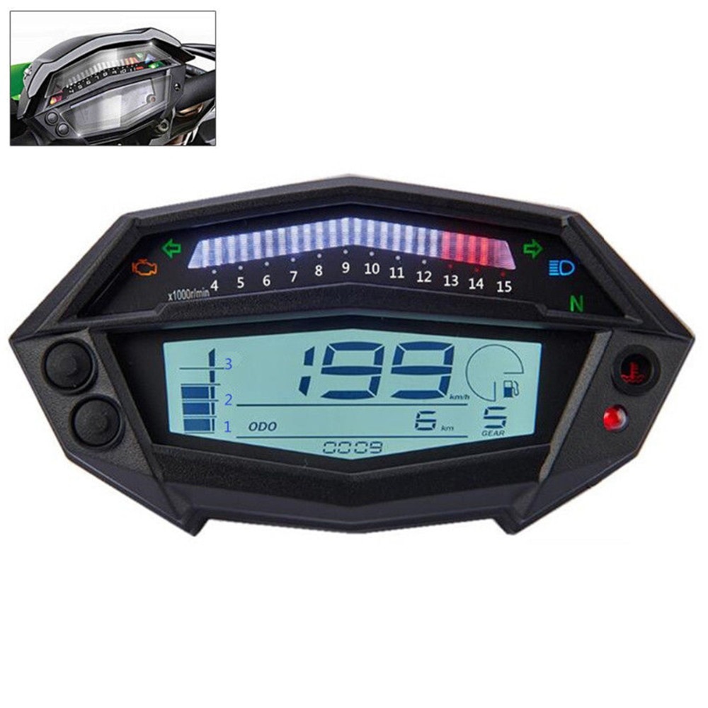 Motorrad Digitaler Tachometer Tacho Getriebe Anzeige Universal ...