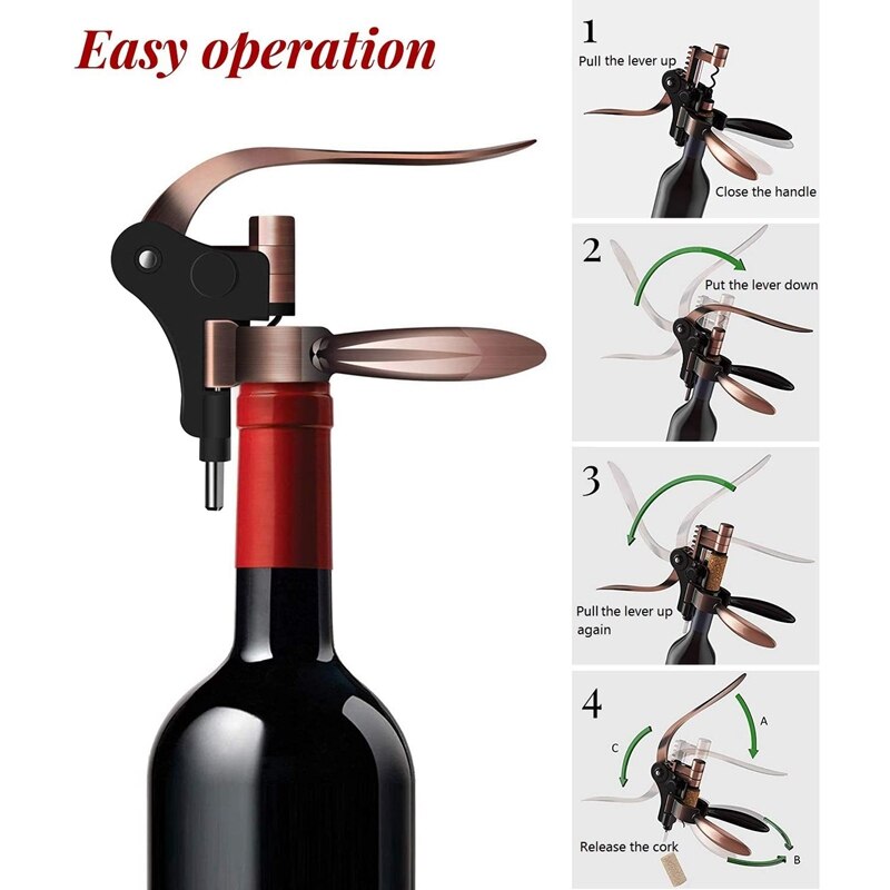 Wine Opener Set - Premium All-In-One Wine Bottle O... – Grandado