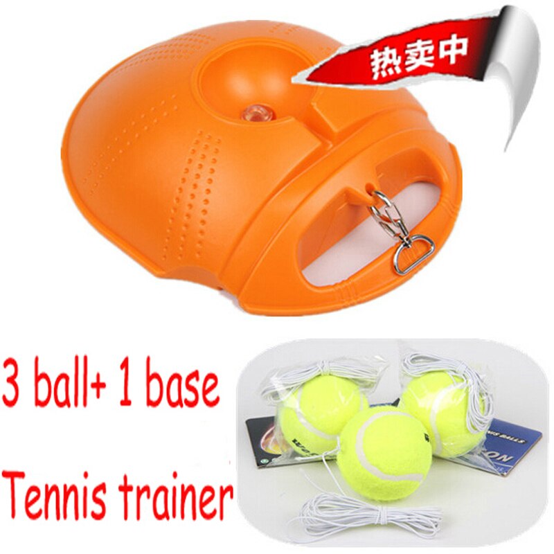 (3 Bal En 1 Base) Tennis Trainer Praktijk Enkel Tr... – Vicedeal
