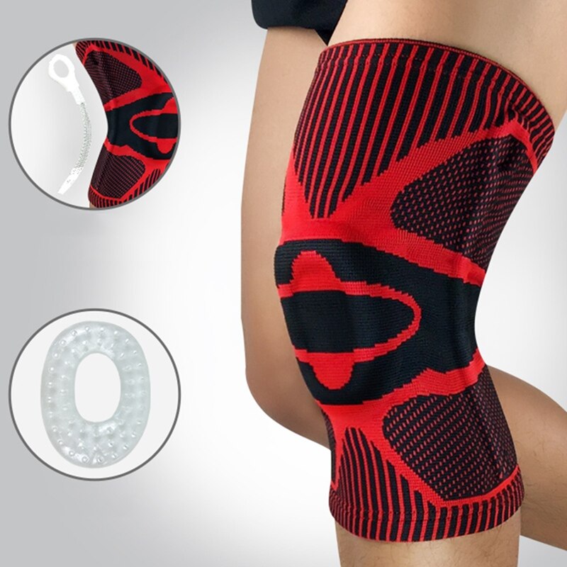 Lente Ondersteuning Silicon Padded Knee Pads Brace... – Vicedeal
