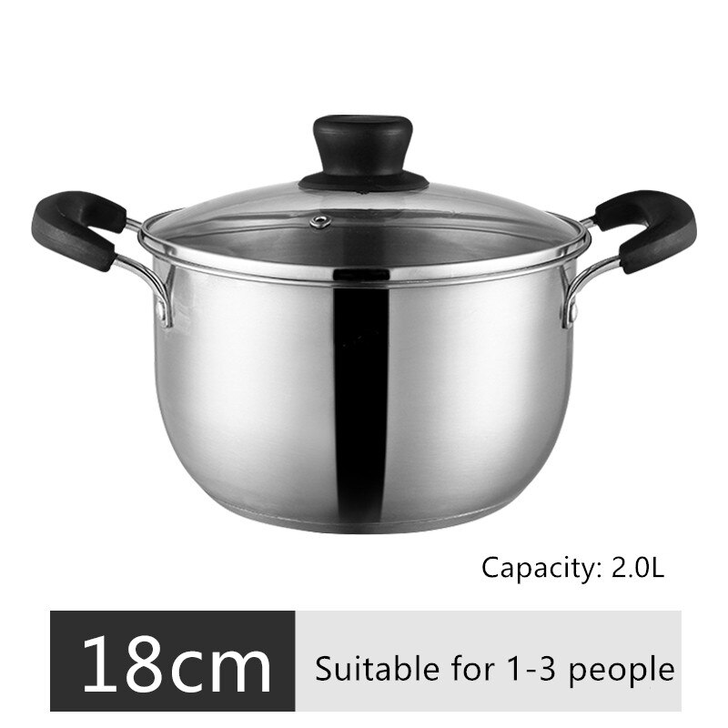 Stainless Steel pot Double Bottom kitchen pot for ... – Grandado