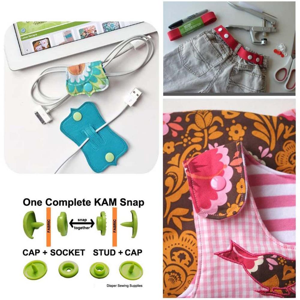 KAM Snaps Heart Shaped with Storage Box,T5 Glossy ... – Grandado