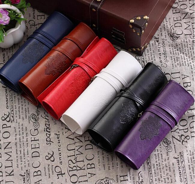 5 Colours Pen Pencil Case Vintage Writing Supplies... – Vicedeal