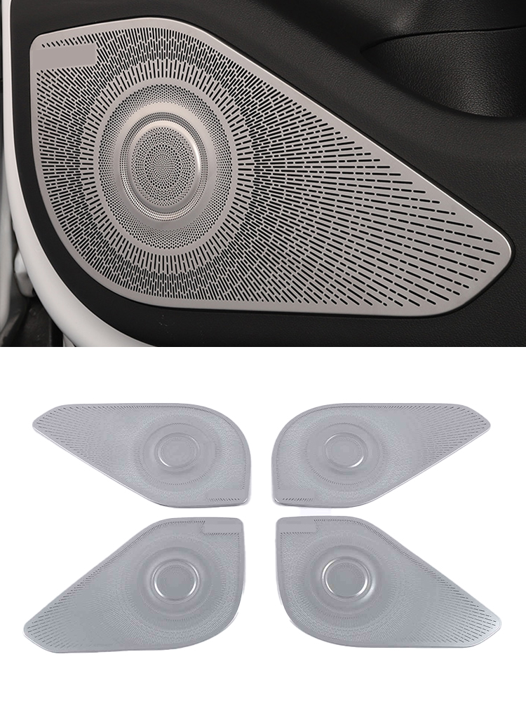 Stainless steel Car Door Audio Speaker Decor Cover... – Grandado