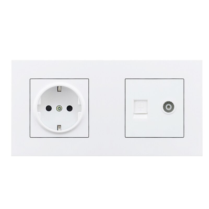 Atlectric Rj45 Socket Eu Standard Plug Wall Socket Vicedeal