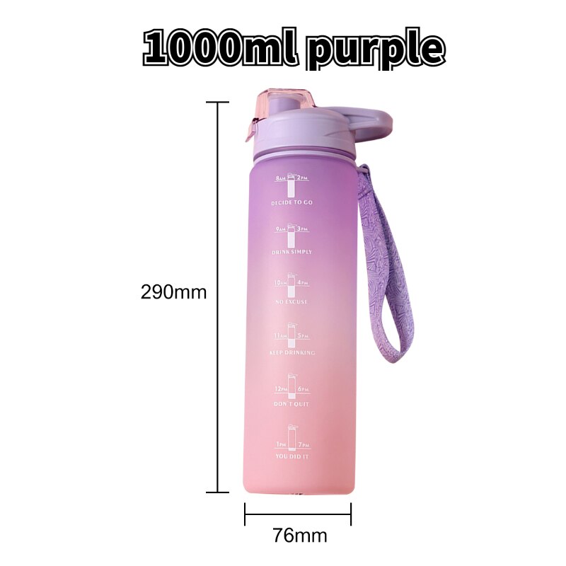 Botella de agua de gran capacidad de 2L con cubier... – Vicedeal