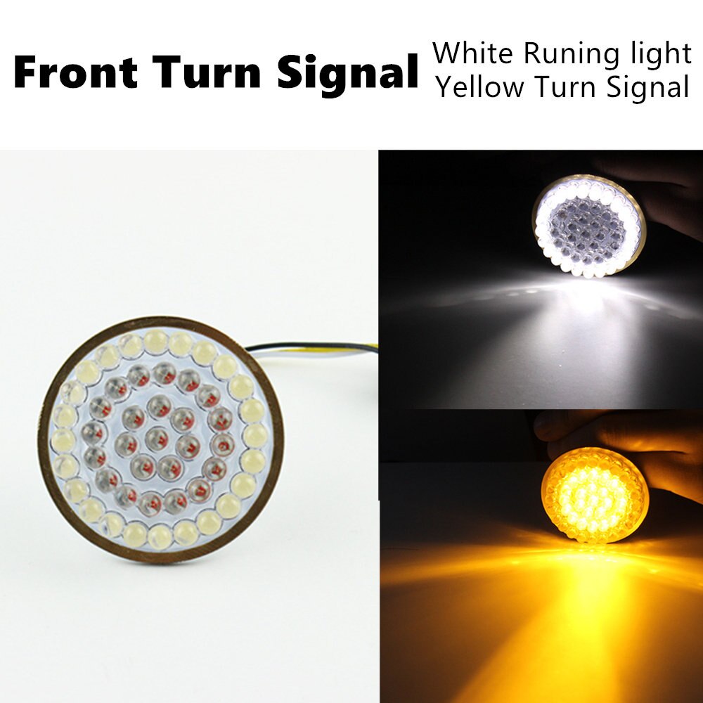 50mm 2" Motorcycle Stop Brake Light 1157 Custom 12... – Vicedeal