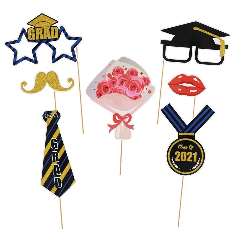 21pcs Graduation Photo Props Handheld Photo Booth ... – Grandado