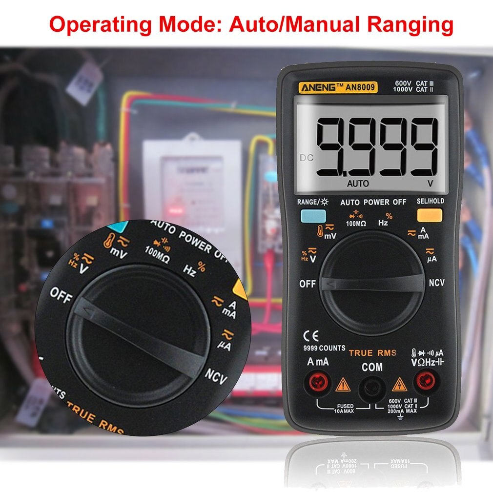 Professionelle Digitale Multimeter AN8009 LCD Disp... – Vicedeal