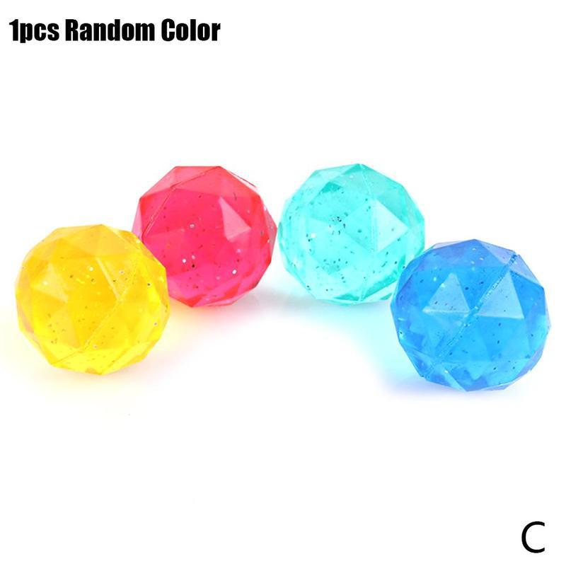 5pcs Solid Bouncy Ball Funny Toy Rubber Jump Ball ... – Vicedeal