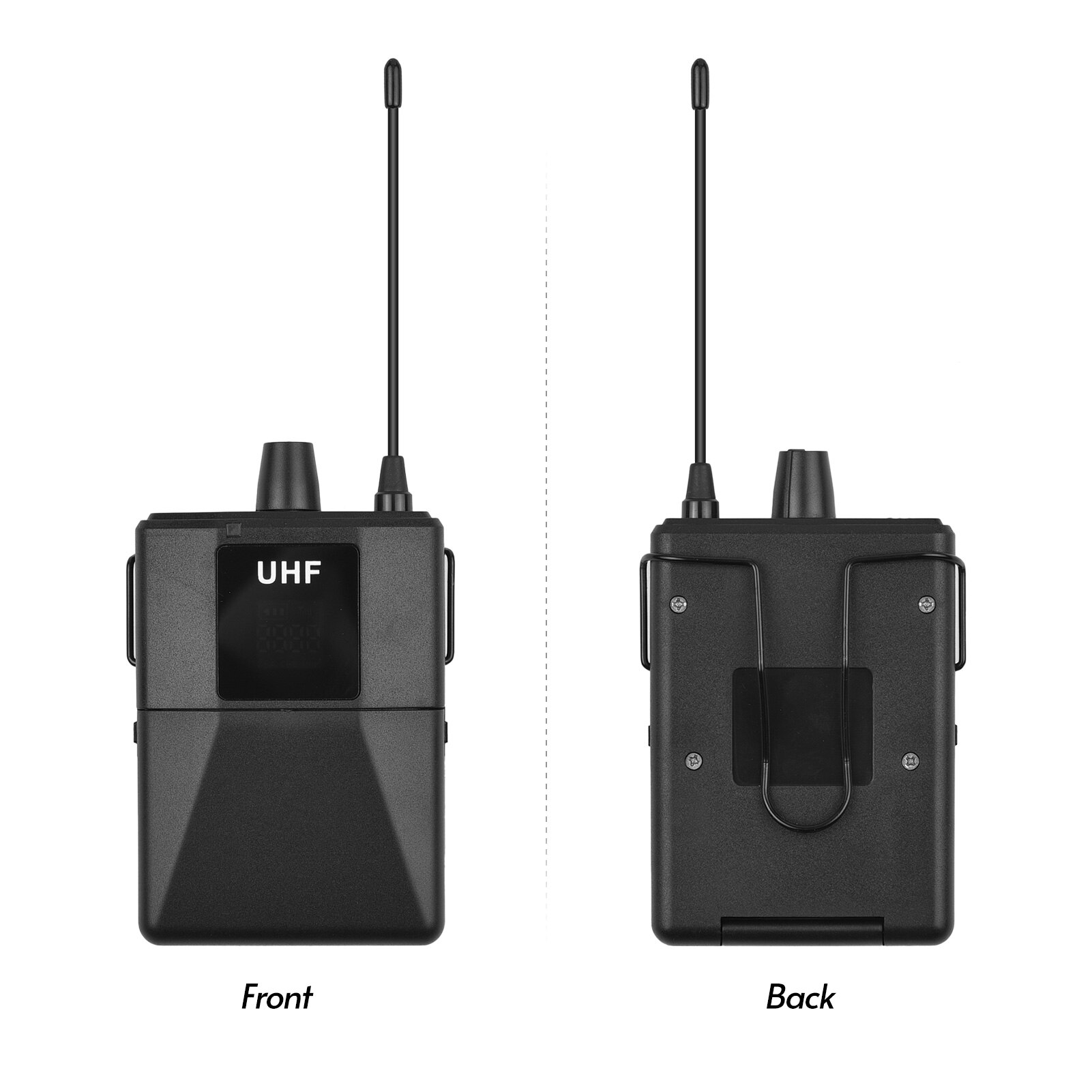 ammoon UHF Wirless Microphone System with 2 Body-p... – Vicedeal