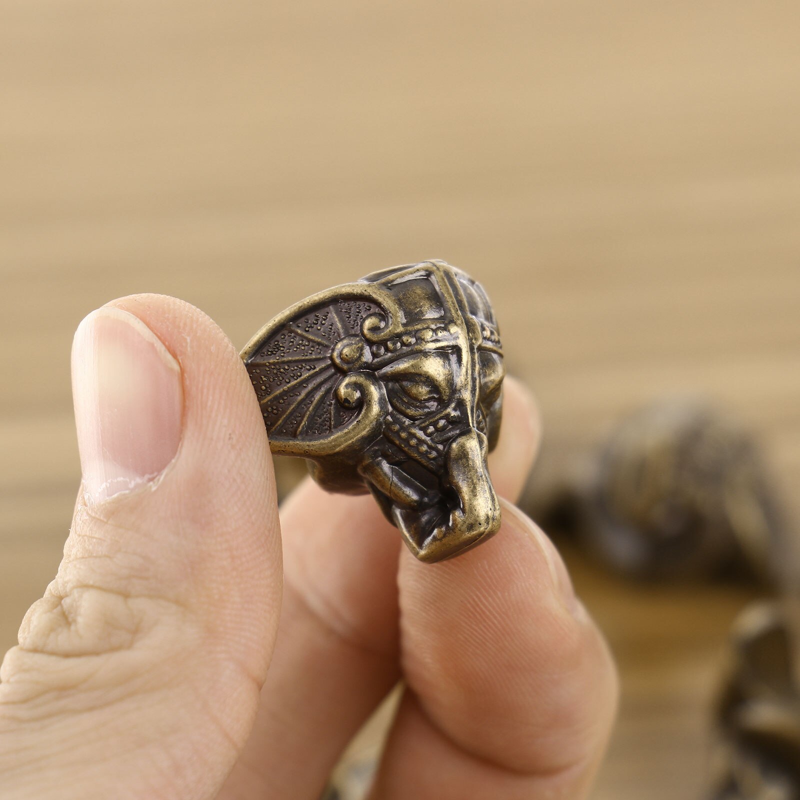 Vintage trækasse fødder elefant bagagerum dekorati... – Grandado