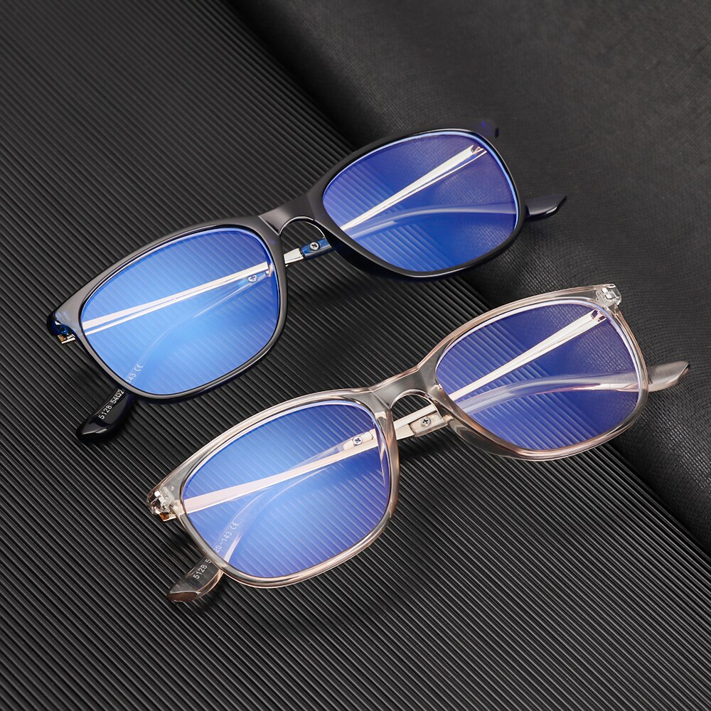 1 pair of unisex anti-blue light glasses retro squ... – Grandado