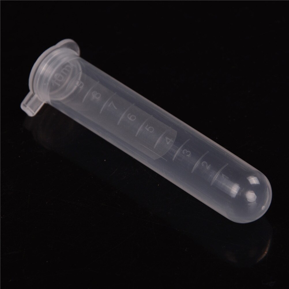 1/10pcs 10ml Plastic Centrifuge Lab Test Tube Vial... – Vicedeal