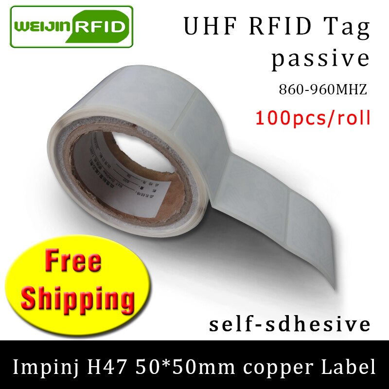 UHF RFID tag EPC 6C sticker Impinj H47 printable c... – Vicedeal