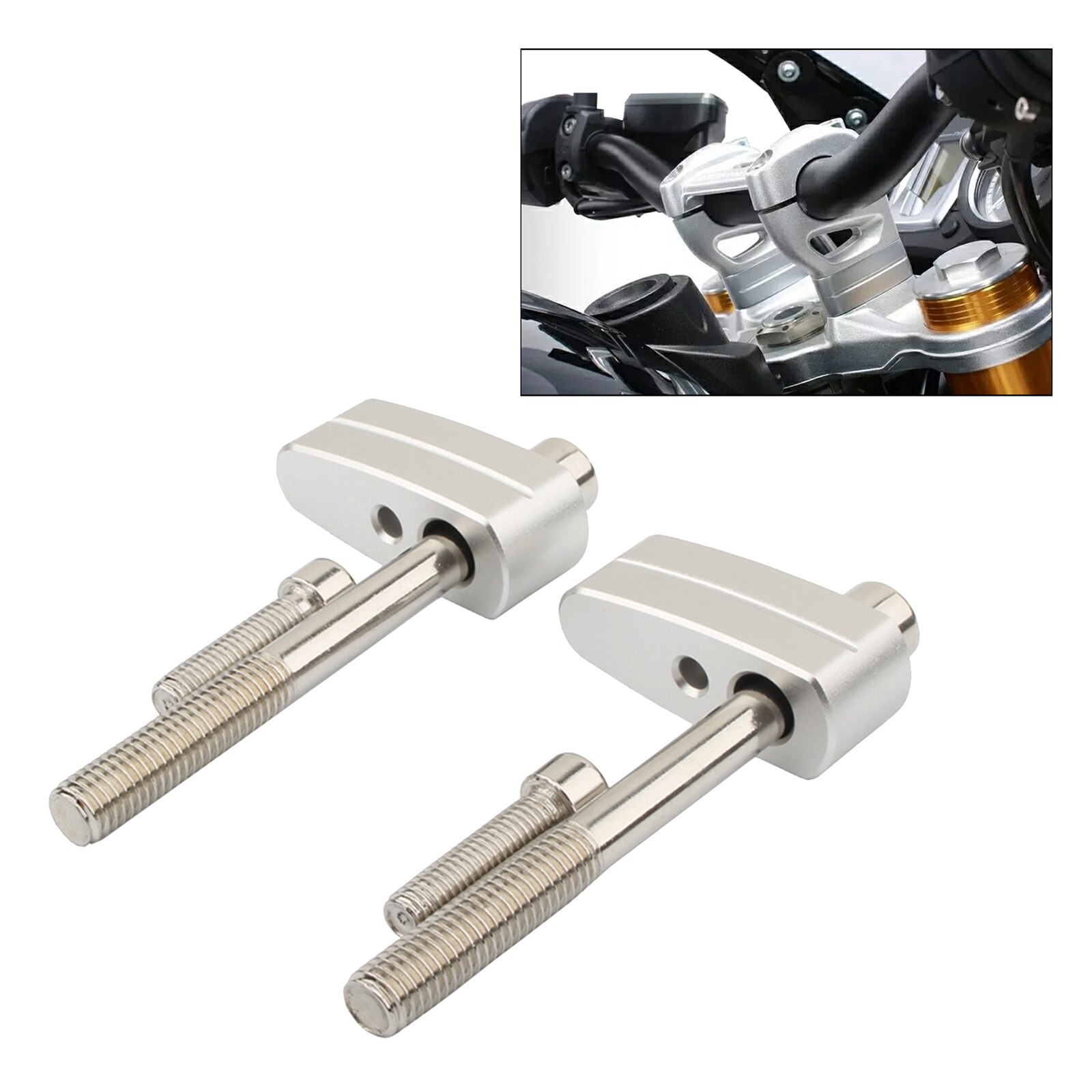 1 Pair Motorcycle Handlebar Riser for BMW R nineT ... – Grandado