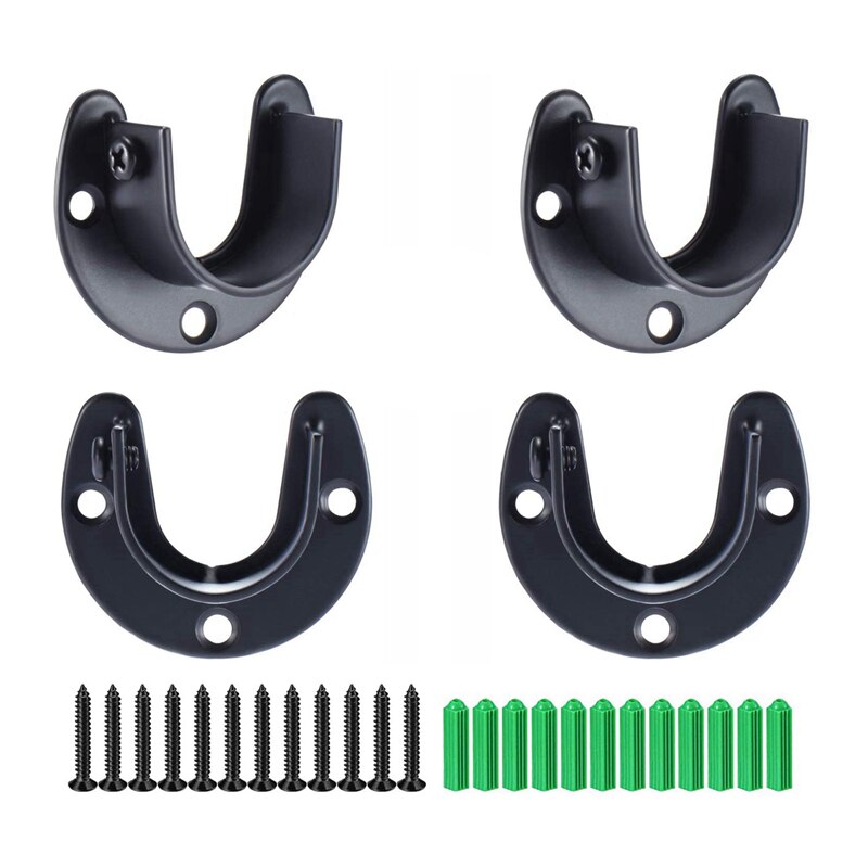 4 Packs Heavy Duty Stainless Steel End Supports Cl... – Grandado