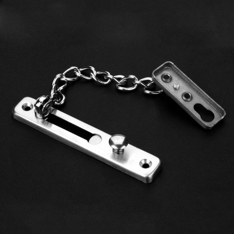 Stainless Steel Security Door Sliding Chain Lock Anti-Theft Safety ...