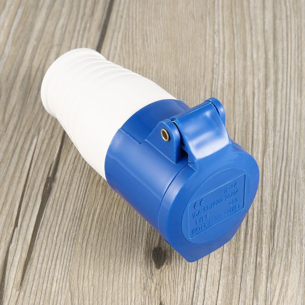 Blue 240V 16 Amp 3 PIN Industrial Site Plug & Wall... – Grandado